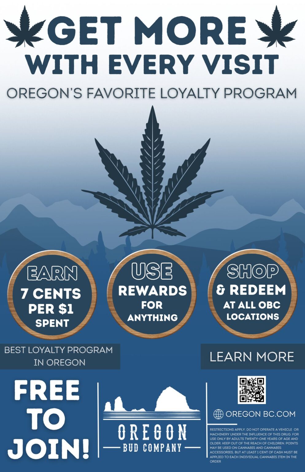 LOYALTY PROGRAM - Oregon Bud Company